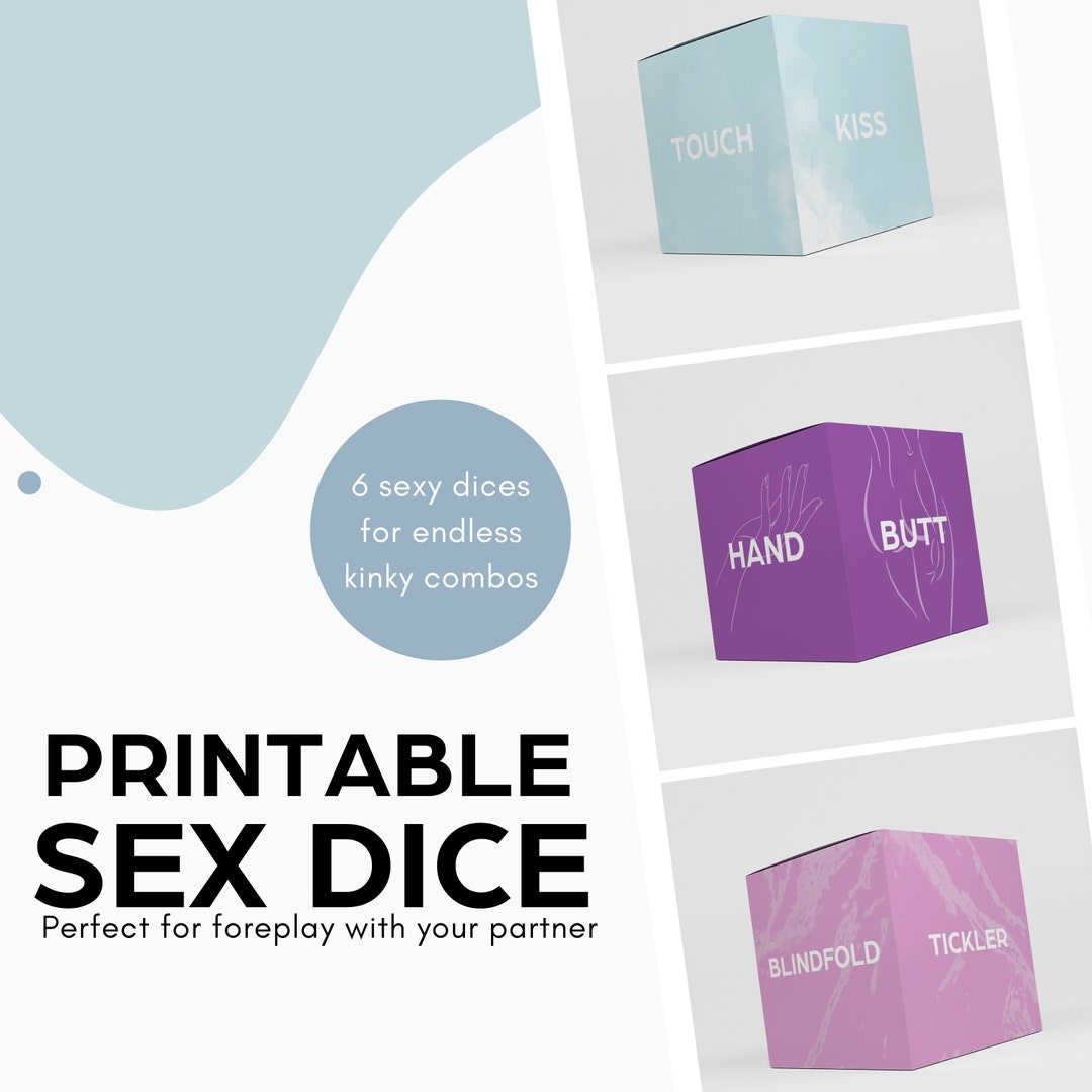 Sex Dice Game For Couples Printable Sexy T For Him Etsy