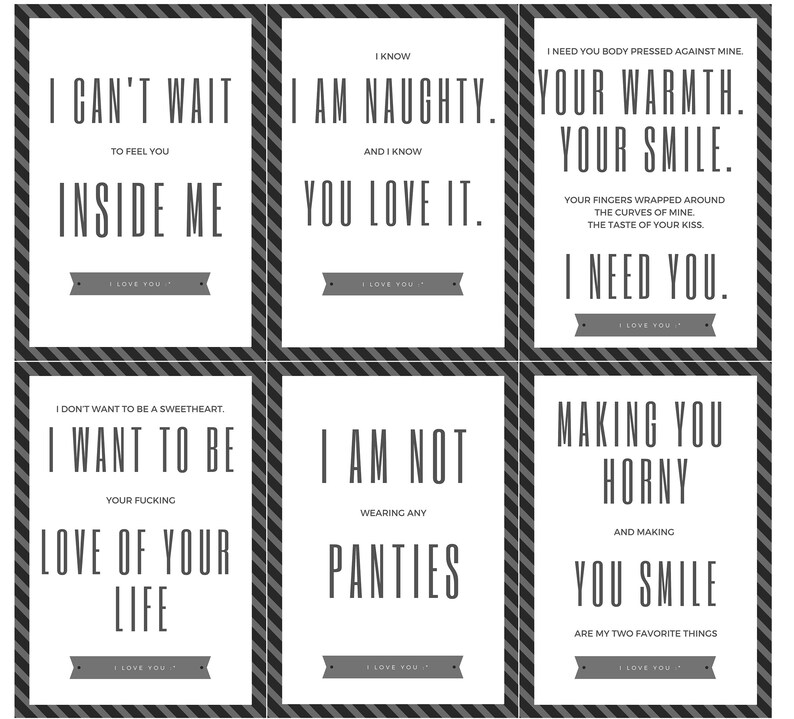 Naughty Love Notes 39 Printable Love Coupons Dirty Quotes To Make His