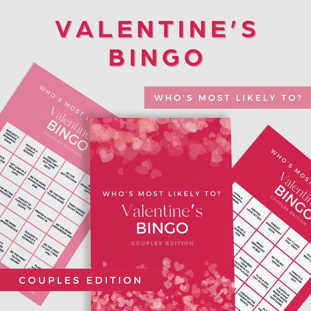 Valentine Printable for Couples - Valentines Day Bingo Couples Edition ...