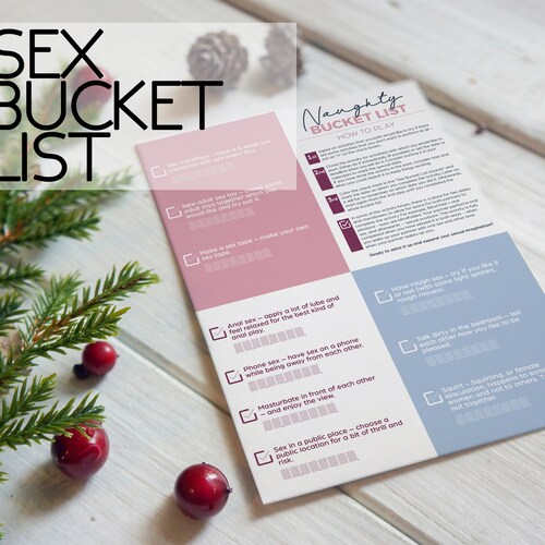 Printable Fantasy Sex Game For Adults Sexy Christmas T For Etsy