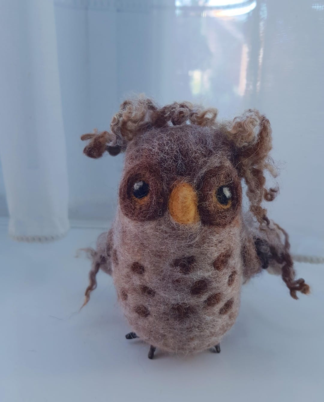 Needle Felted Baby Owl - Etsy