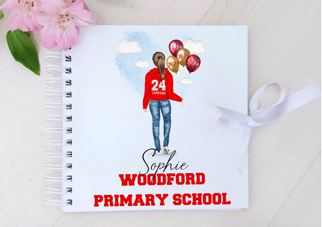 2024 School Leaver's Scrapbook, Autograph Book, School Gift, Signature ...