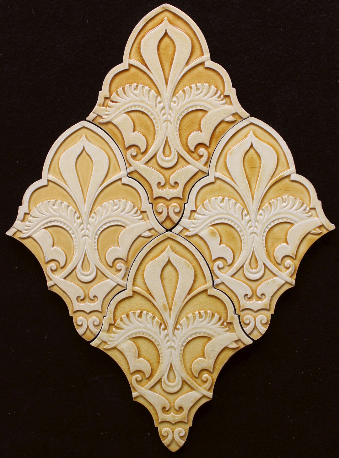 Original Antique English Victorian Tile 1894 Alhambra Palace Design - Etsy