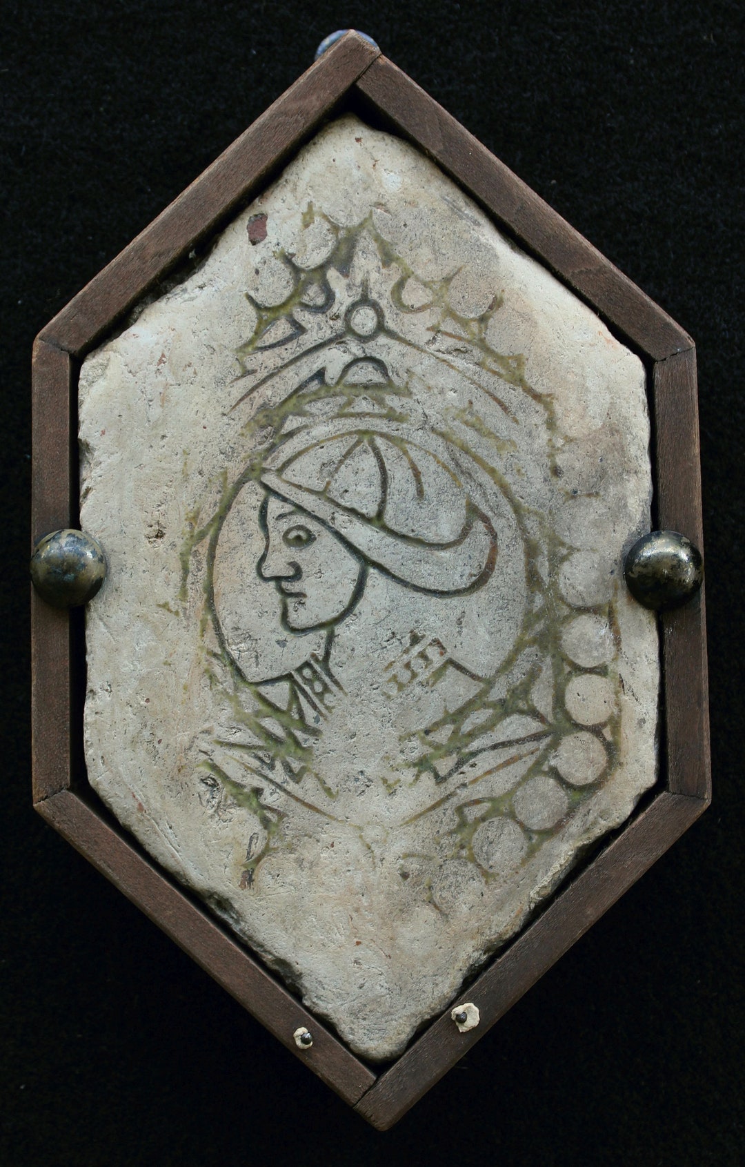 Medieval French Floor Tile Normandy, Bremontier-massy. Early 16th ...