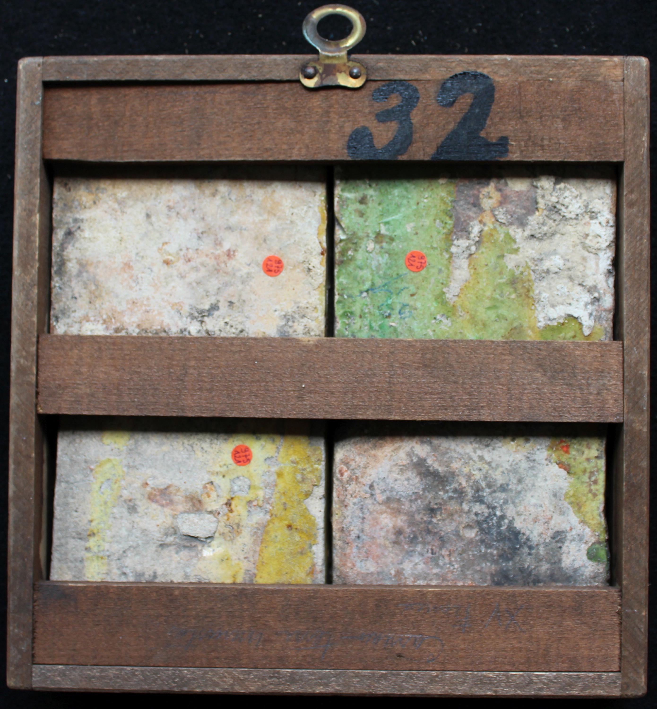 4 Medieval French Floor Tiles With Slip Decoration Made 14 - 15th ...