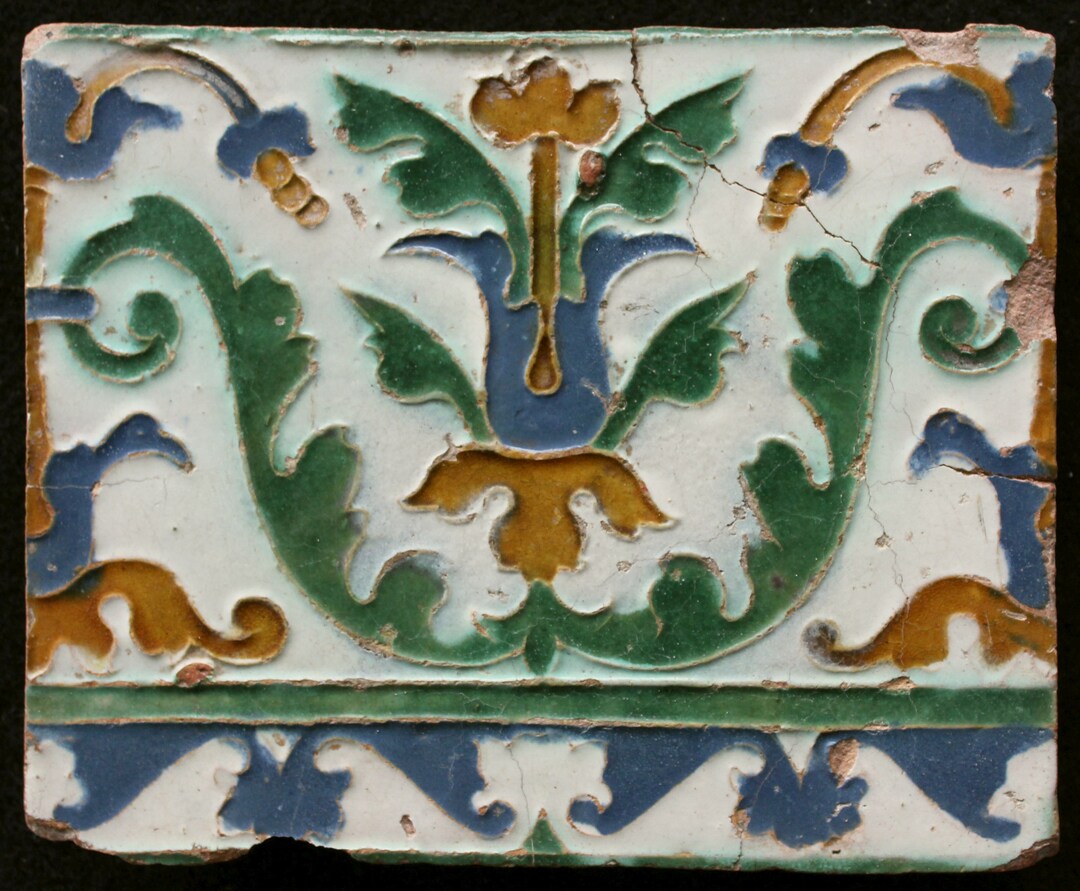 Arista Tile Toledo Spain Hispano-moresque 16th Century Azulejo - Etsy