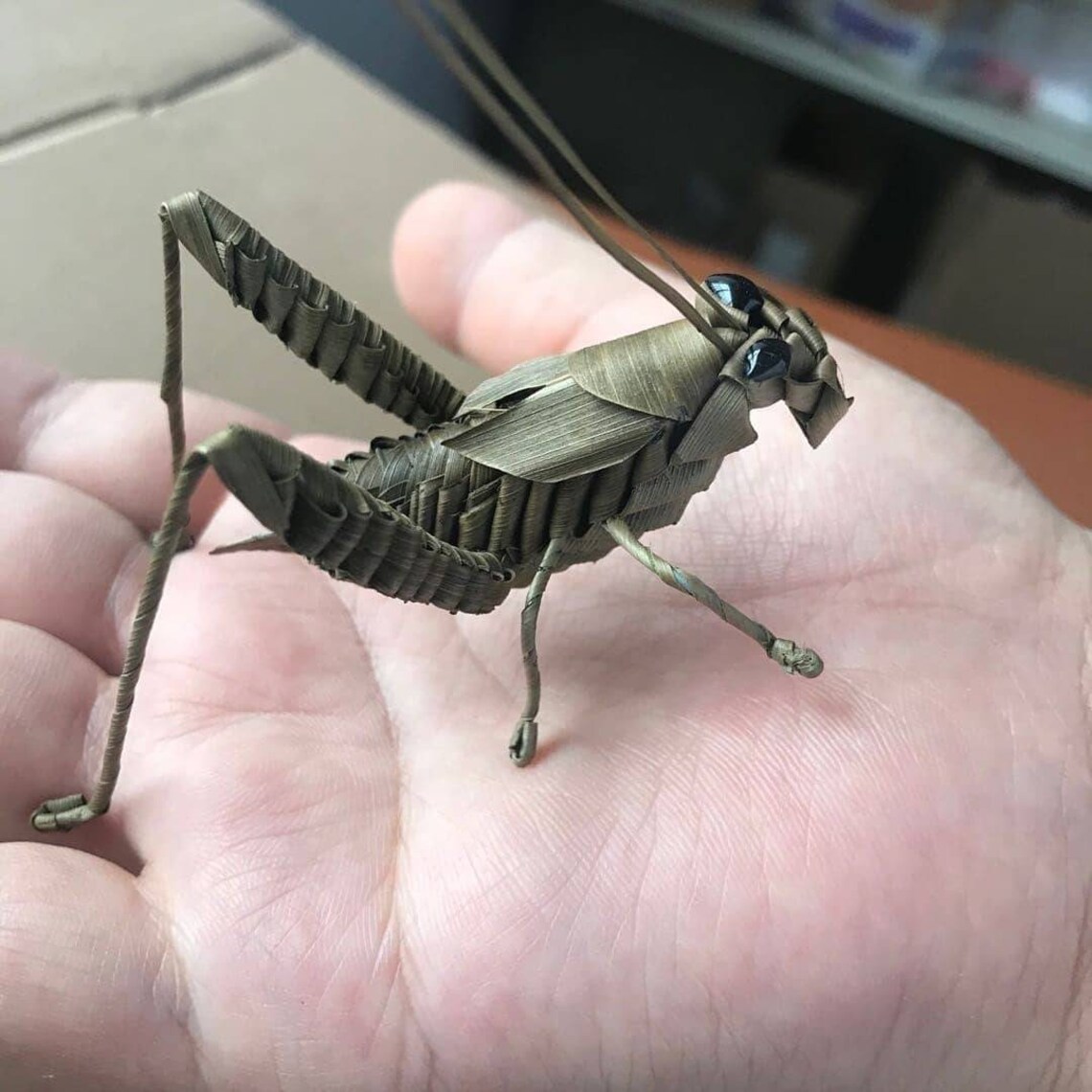 Handmade Palm Weaving Insectsmacrame Insects Macrame Wall - Etsy