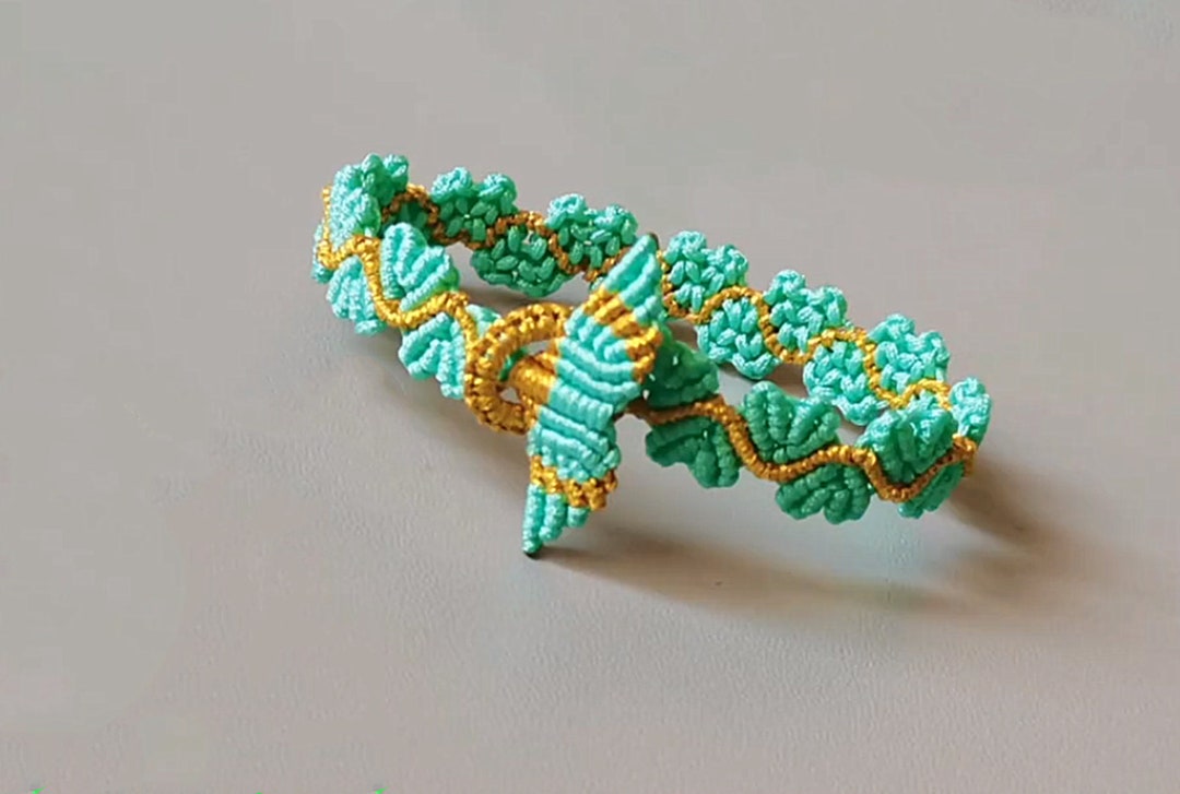 Macrame Friendship Bracelet Pattern: Heart & Fishtail Design (PDF ...