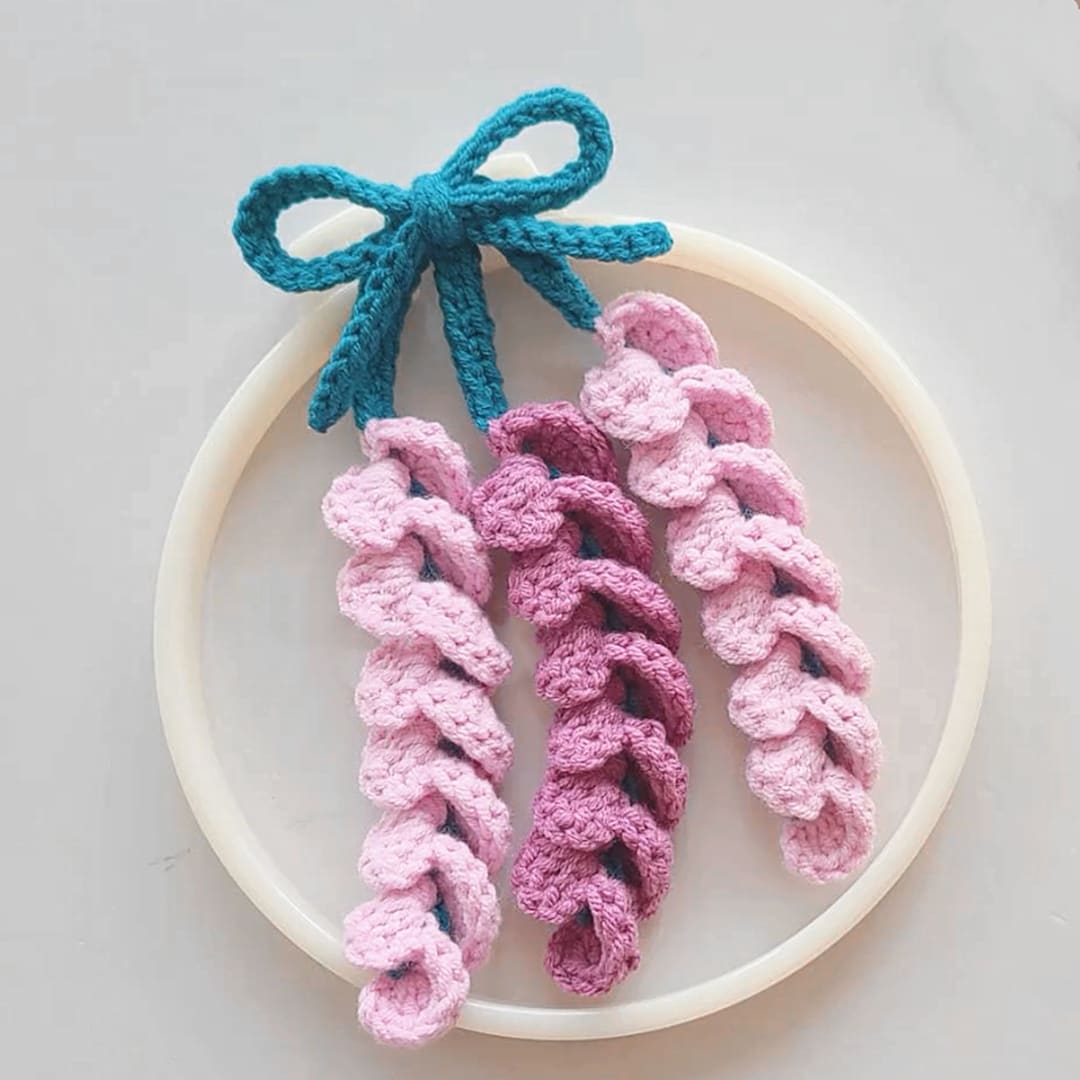 Crochet Lavender Pattern: Easy Flower Tutorial (PDF Pattern) - Etsy