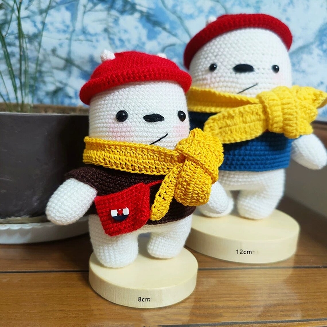 5 Pcs Wooden Doll Standcrochet Doll Standdoll - Etsy