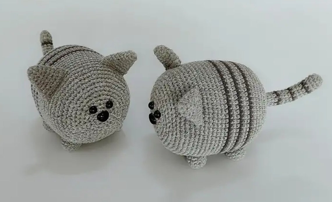Crochet Fat Cat Pattern: Beginner-friendly Animal Tutorial (PDF Pattern ...