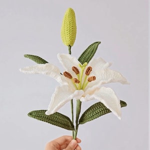 Crochet Lily Pattern: Beginner-friendly Flower DIY (PDF Pattern) - Etsy