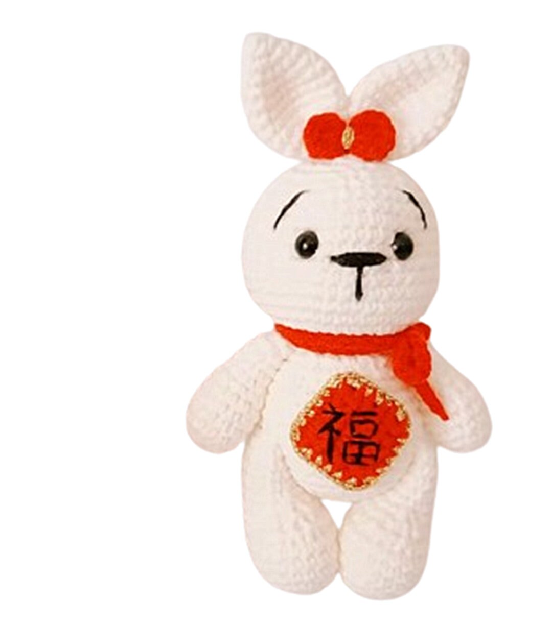 Little White Bunny Crochet Pattern,crochet Animal Pattern,pdf File With ...
