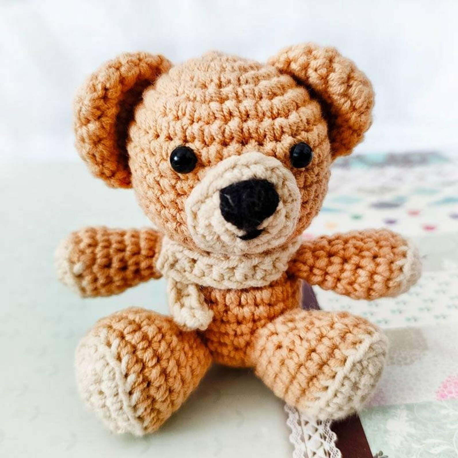 Mini Crochet Bear Pattern: Amigurumi Keychain Pendant (PDF Pattern) - Etsy