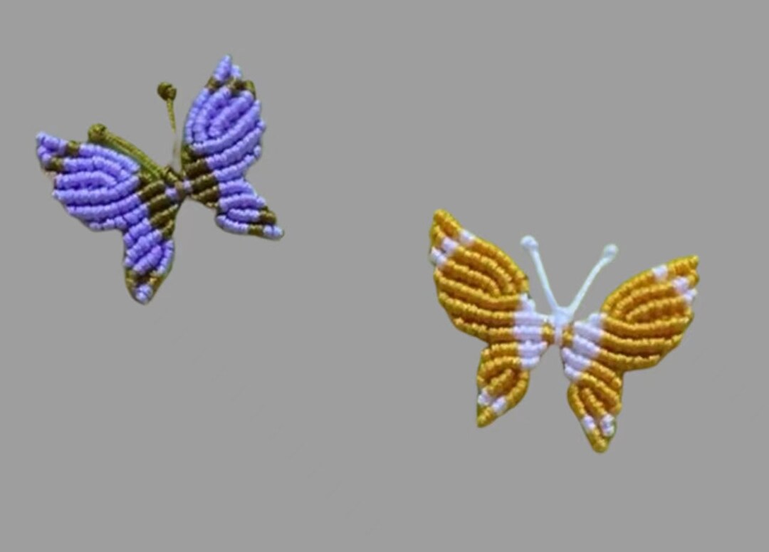 Easy Macrame Butterfly Tutorial: DIY Rope Braiding for Accessories - Etsy