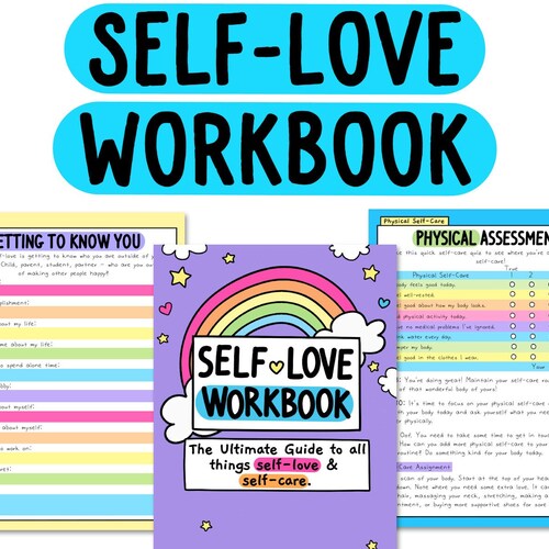 Self-love Workbook Self-care Self-help Personal Growth - Etsy