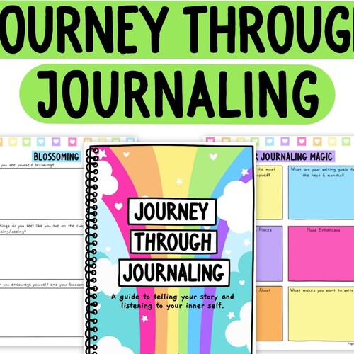 Journey Through Journaling Journaling Prompts writing | Etsy