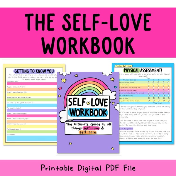 Self Care Workbook - Etsy