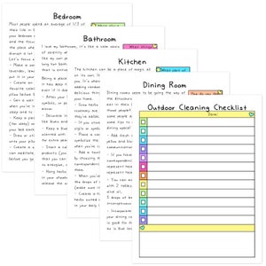 Magical Housekeeping & Decluttering Planner: Witchy Cleaning Checklist ...