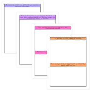 Trauma Trigger Journal: Thought Processing & Understanding (PDF ...
