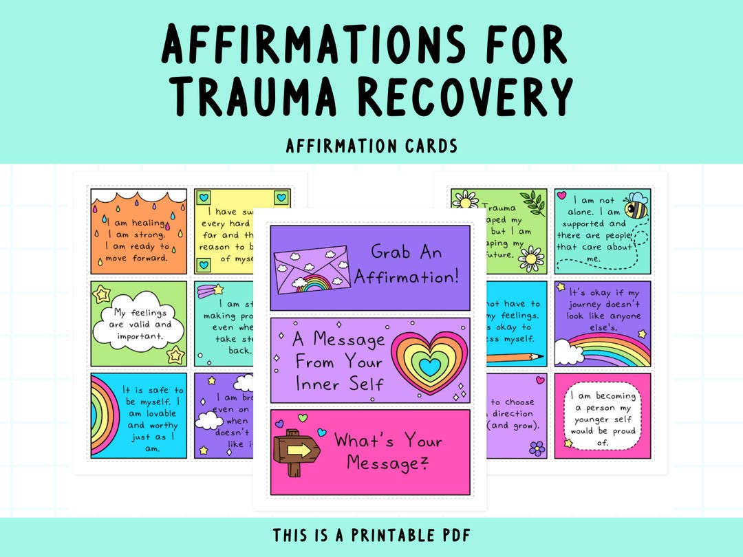 Affirmations for Trauma Recovery | Positive Messages | Affirmation ...