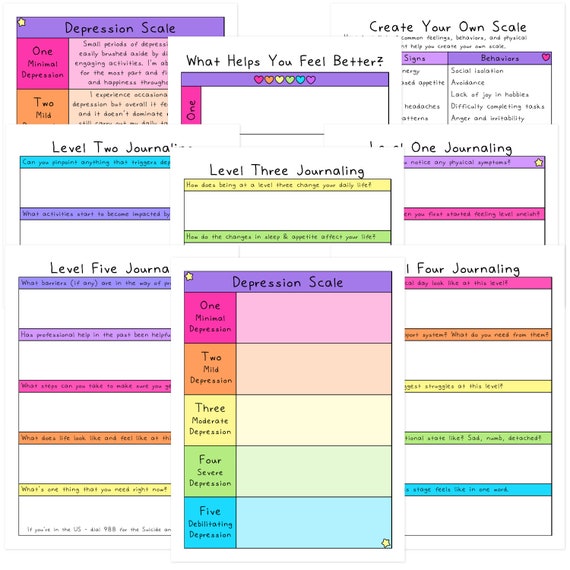 Hopelessness Scale Depression Scale | Depression Tools | Worksheets