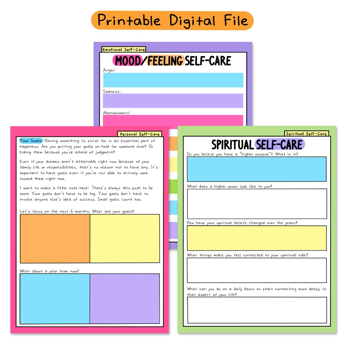 Self-love Workbook Self-care Self-help Personal Growth - Etsy