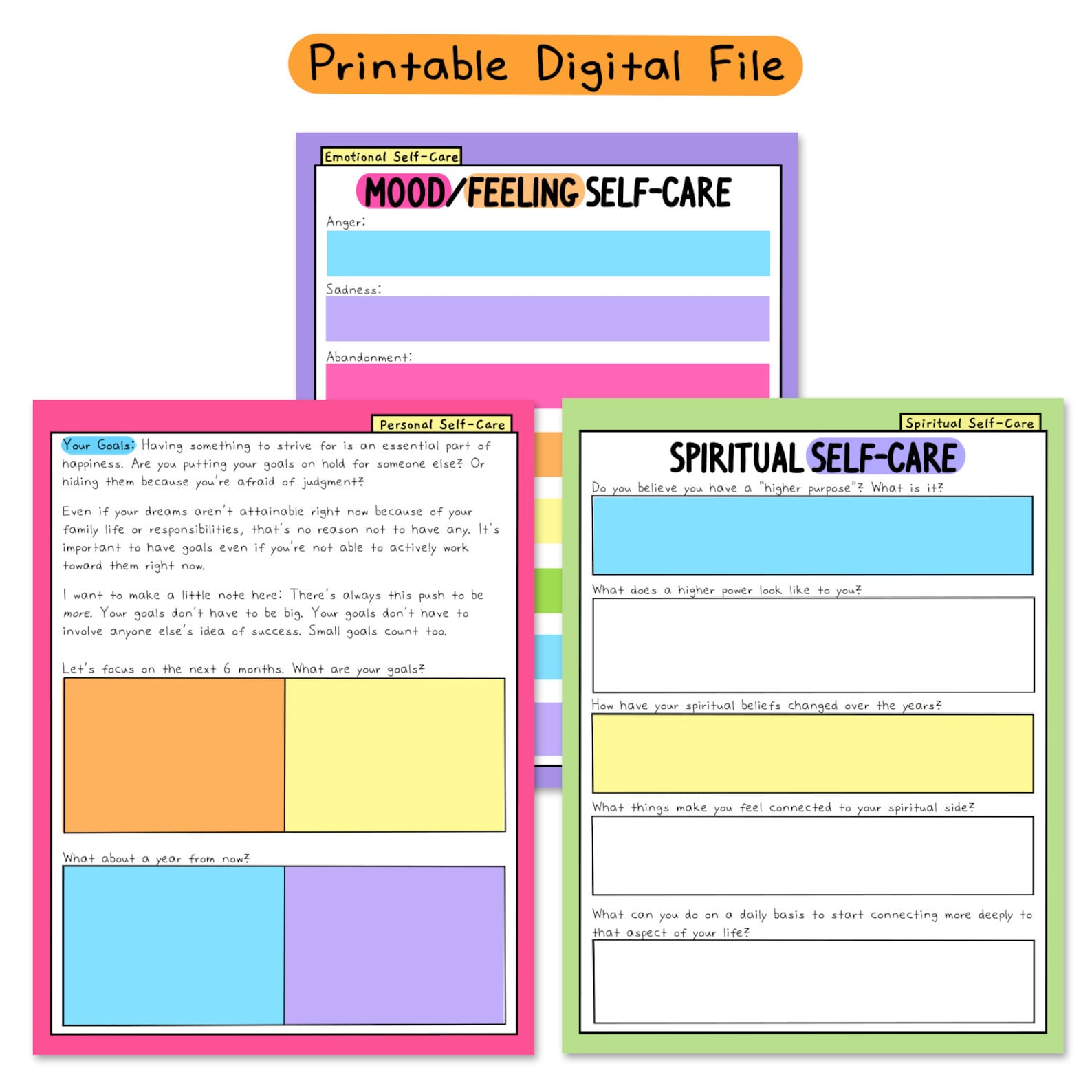 Self-love Workbook | Self-care | Self-help | Personal Growth | Bullet ...