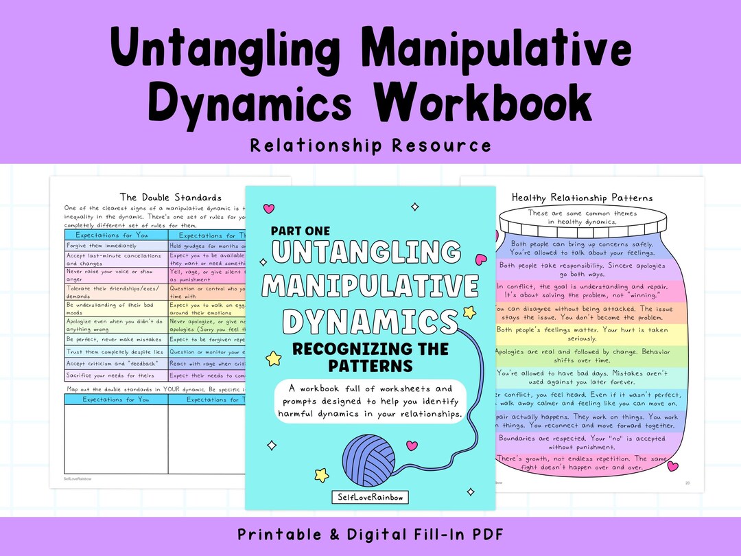 Untangling Manipulation Workbook | Narcissistic Abuse Recovery ...
