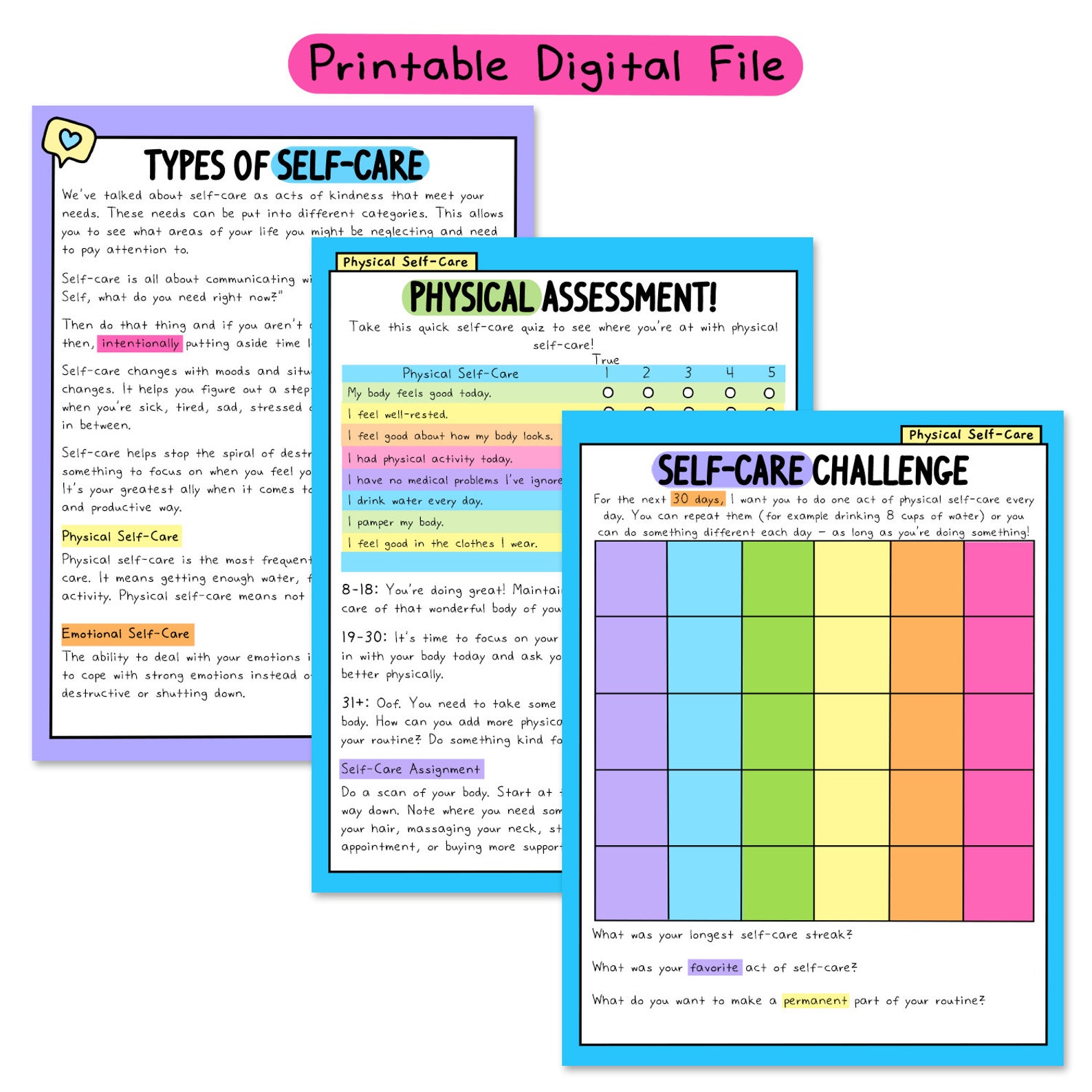 Self-love Workbook | Self-care | Self-help | Personal Growth | Bullet ...