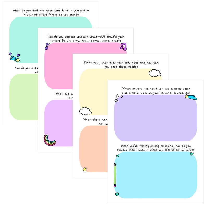 The Self-care Journal | Journaling Prompts | Self-love Journaling ...