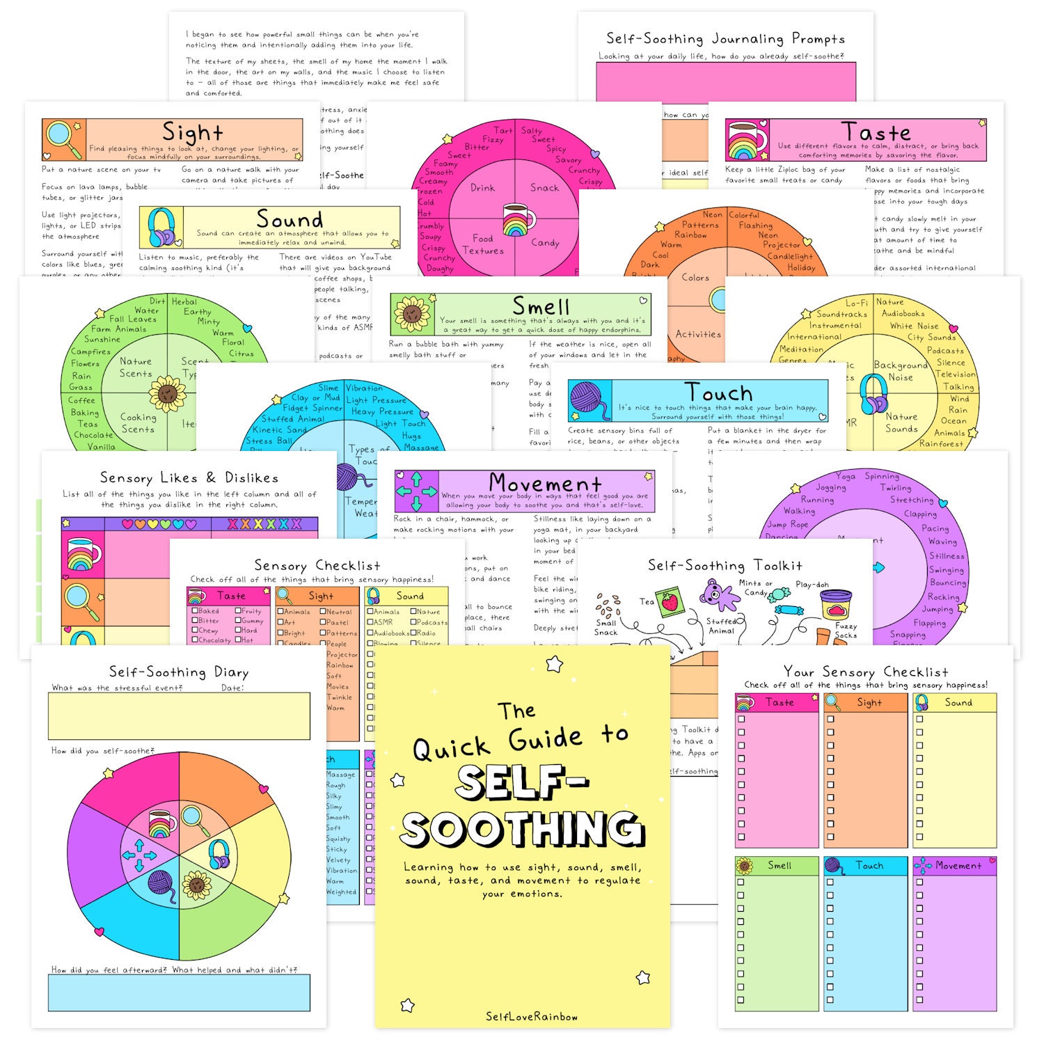The Quick Guide to Self-soothing| DBT Skills | Coping Skills | Teen ...