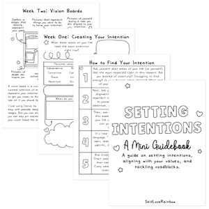 Setting Intentions Guidebook | Printable | Affirmations | Goal Setting ...