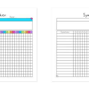 Chronic Illness Symptom Tracker: Pain & Wellness Journal (digital ...