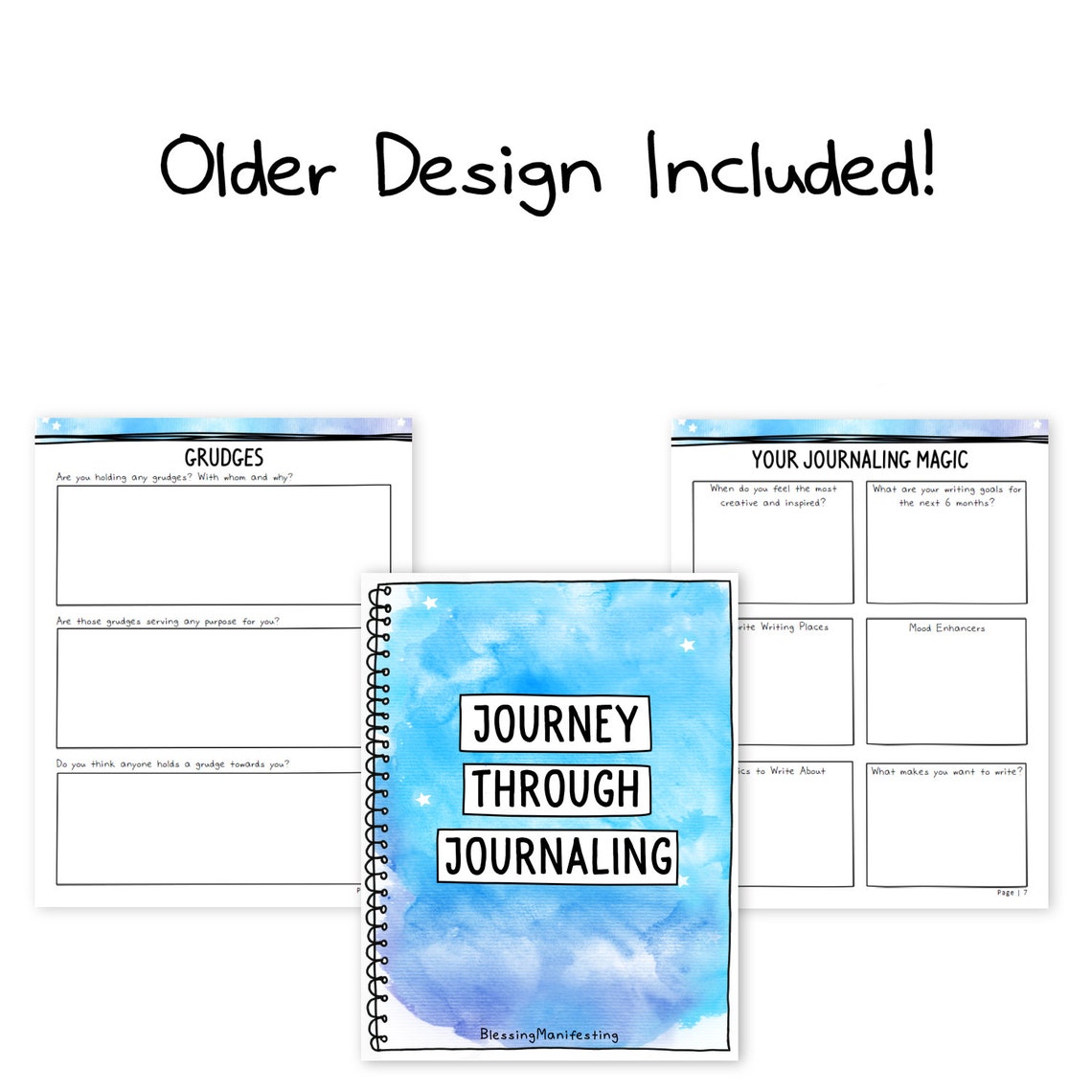 Journey Through Journaling Journaling Prompts writing | Etsy