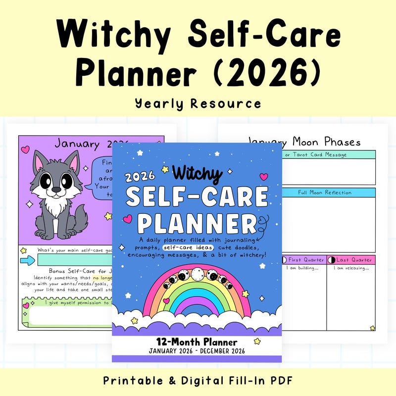 Tarot 2026 Planner - Etsy