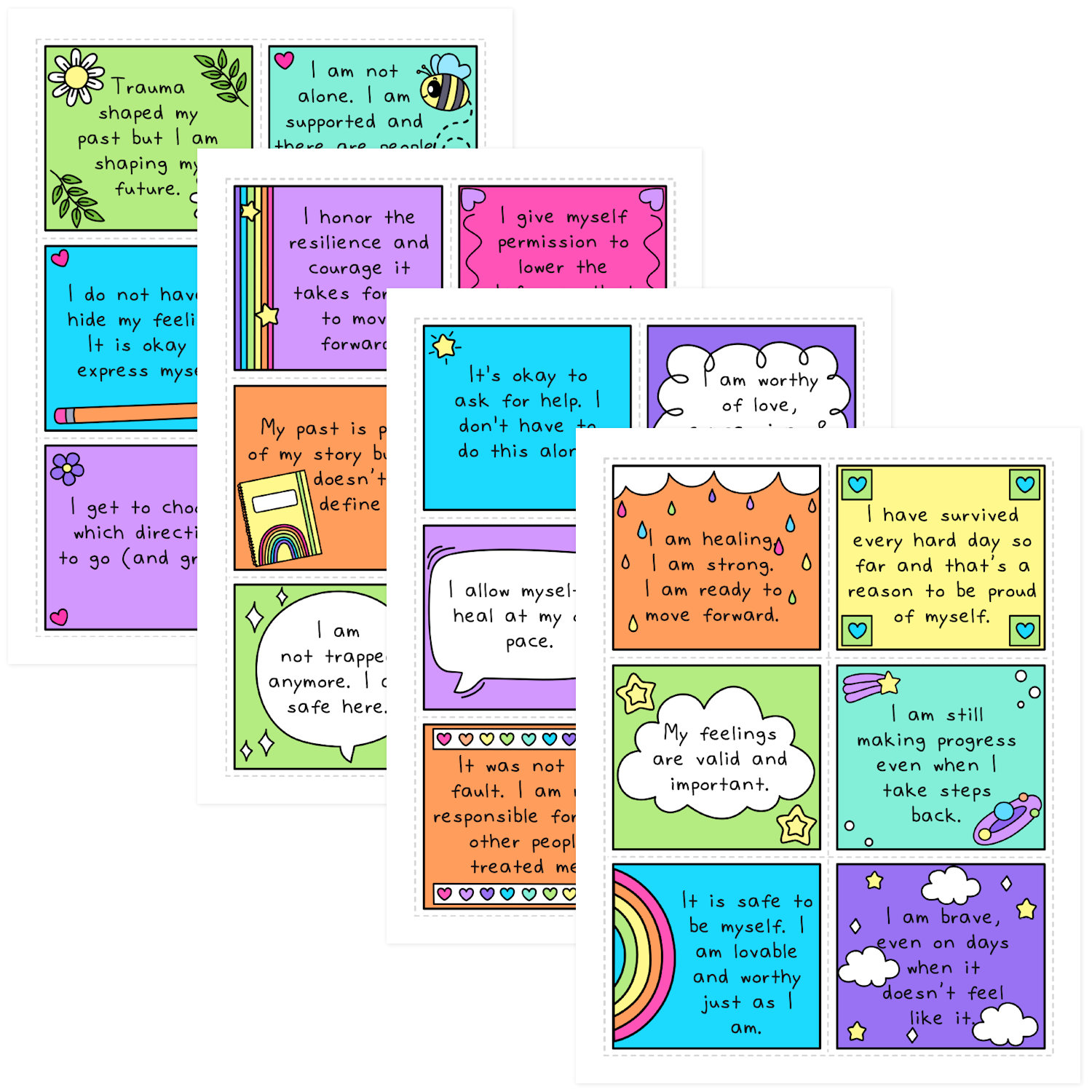 Affirmations for Trauma Recovery | Positive Messages | Affirmation ...