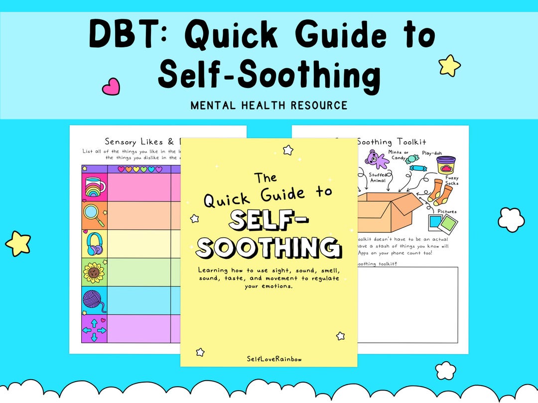 The Quick Guide to Self-soothing| DBT Skills | Coping Skills | Teen ...