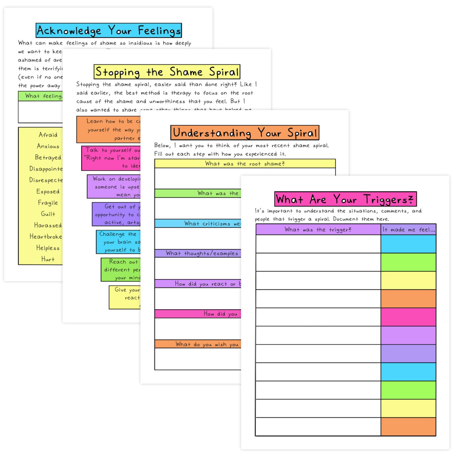 Shame Spirals | Spiraling | Guilt | Self-worth | Emotional Healing ...