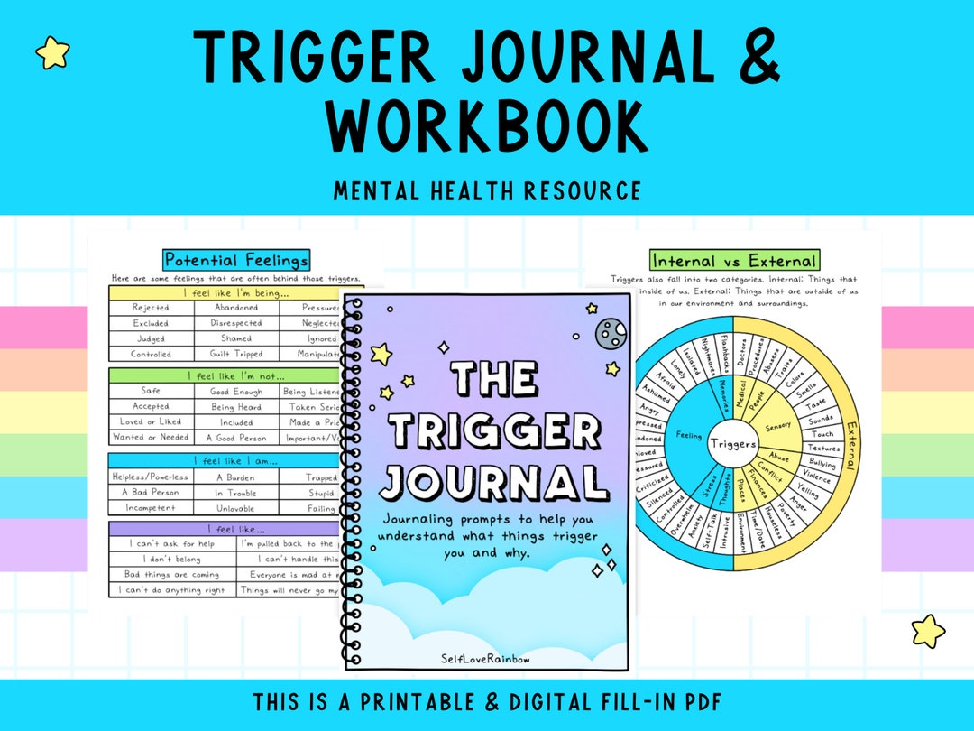 The Trigger Journal Understanding Your Triggers Trauma Journaling PTSD ...