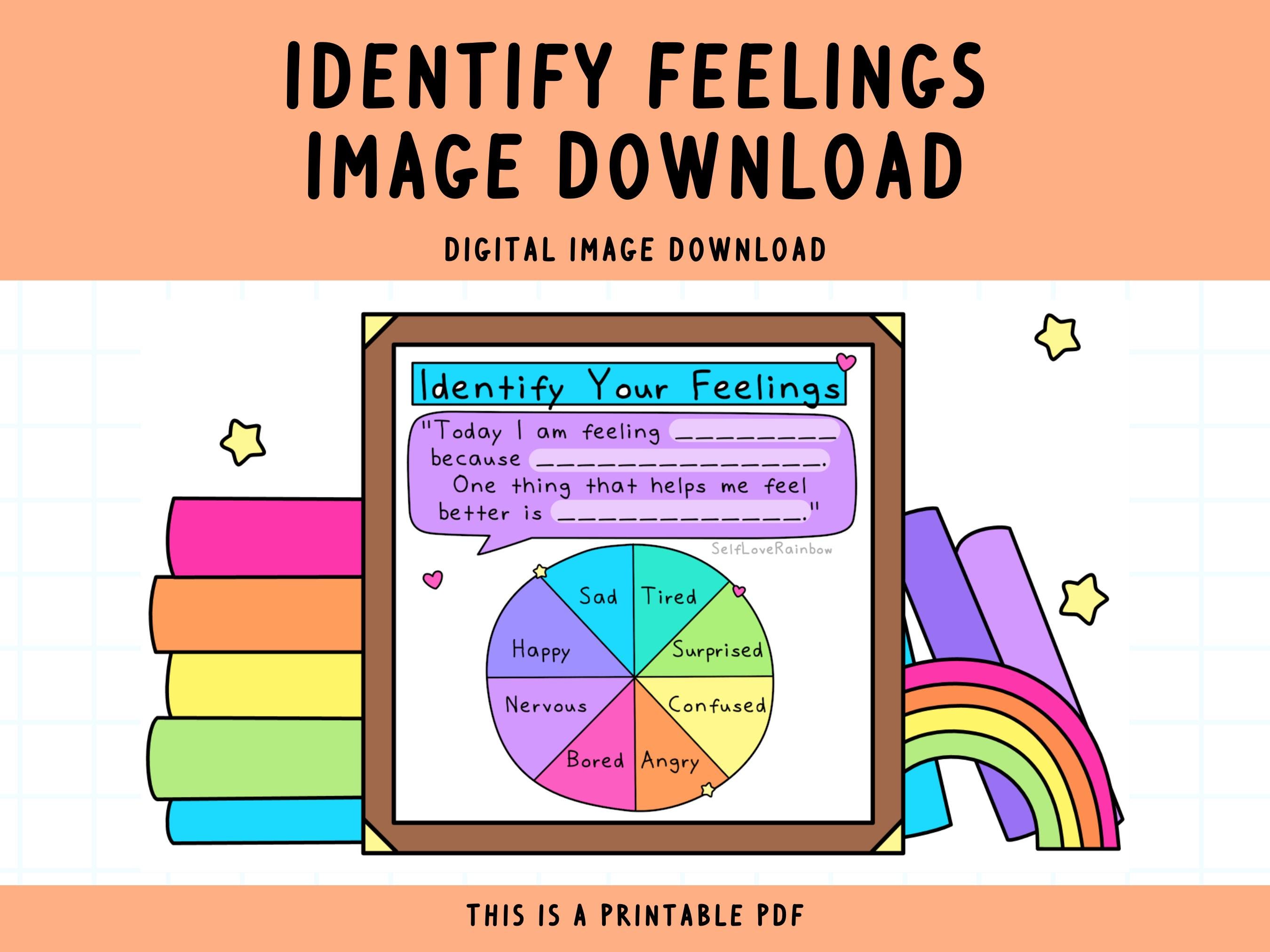 Identify Your Feelings Printable Art: Classroom Poster (digital ...