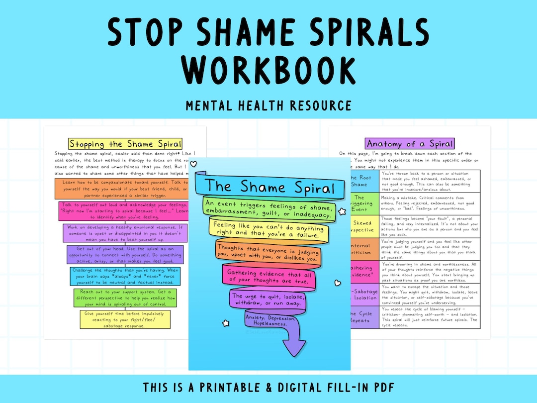 Shame Spirals | Spiraling | Guilt | Self-worth | Emotional Healing ...
