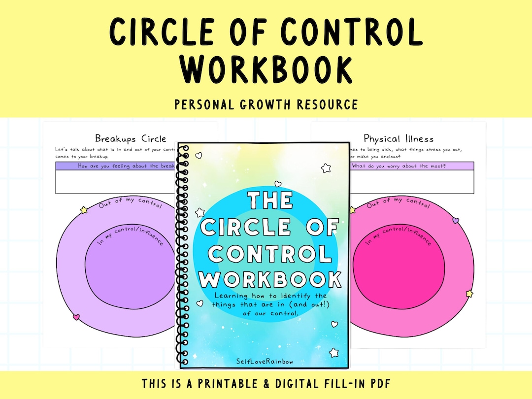 My Circle of Control | Coping Skills | Things I Can Control | Anxiety ...