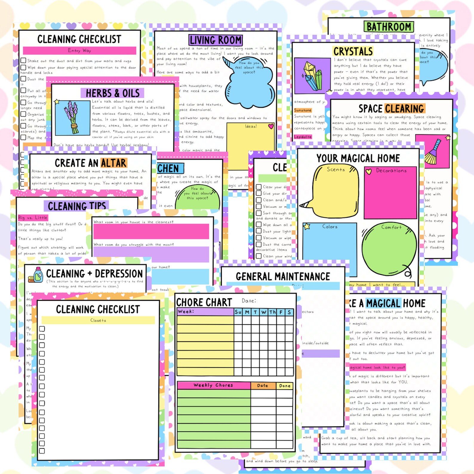 Magical Housekeeping & Decluttering Spring Cleaning - Etsy