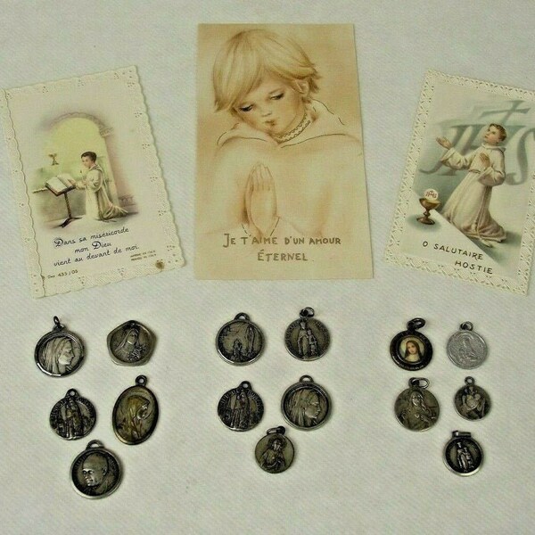 French Prayer Cards - Etsy