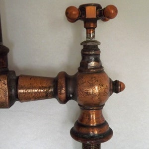 Rare French Vintage Swan Head Bath Mixer Tap Porcelain Insert Chaud ...