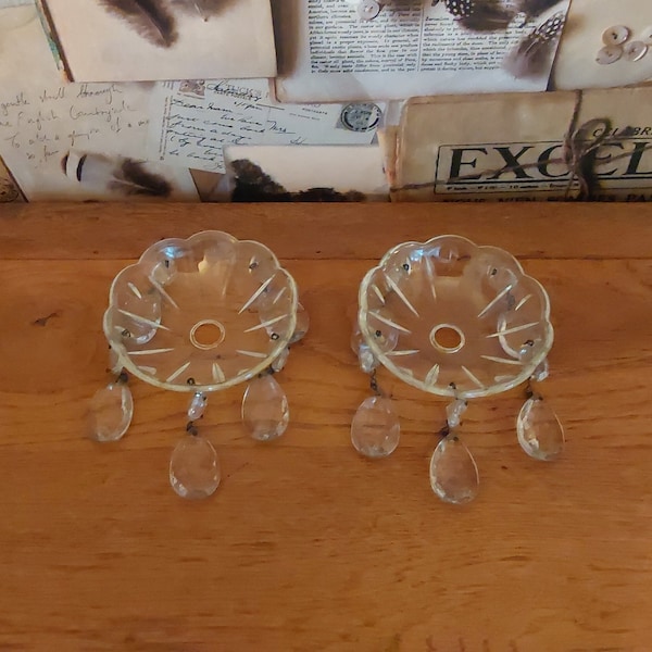Crystal Bobeches for Chandelier - Etsy