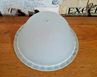 Round Glass Light Shade - Etsy