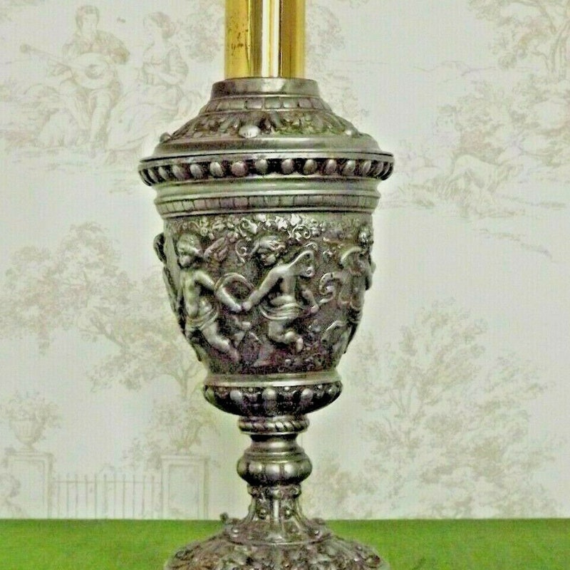Antique Lamp Base - Etsy