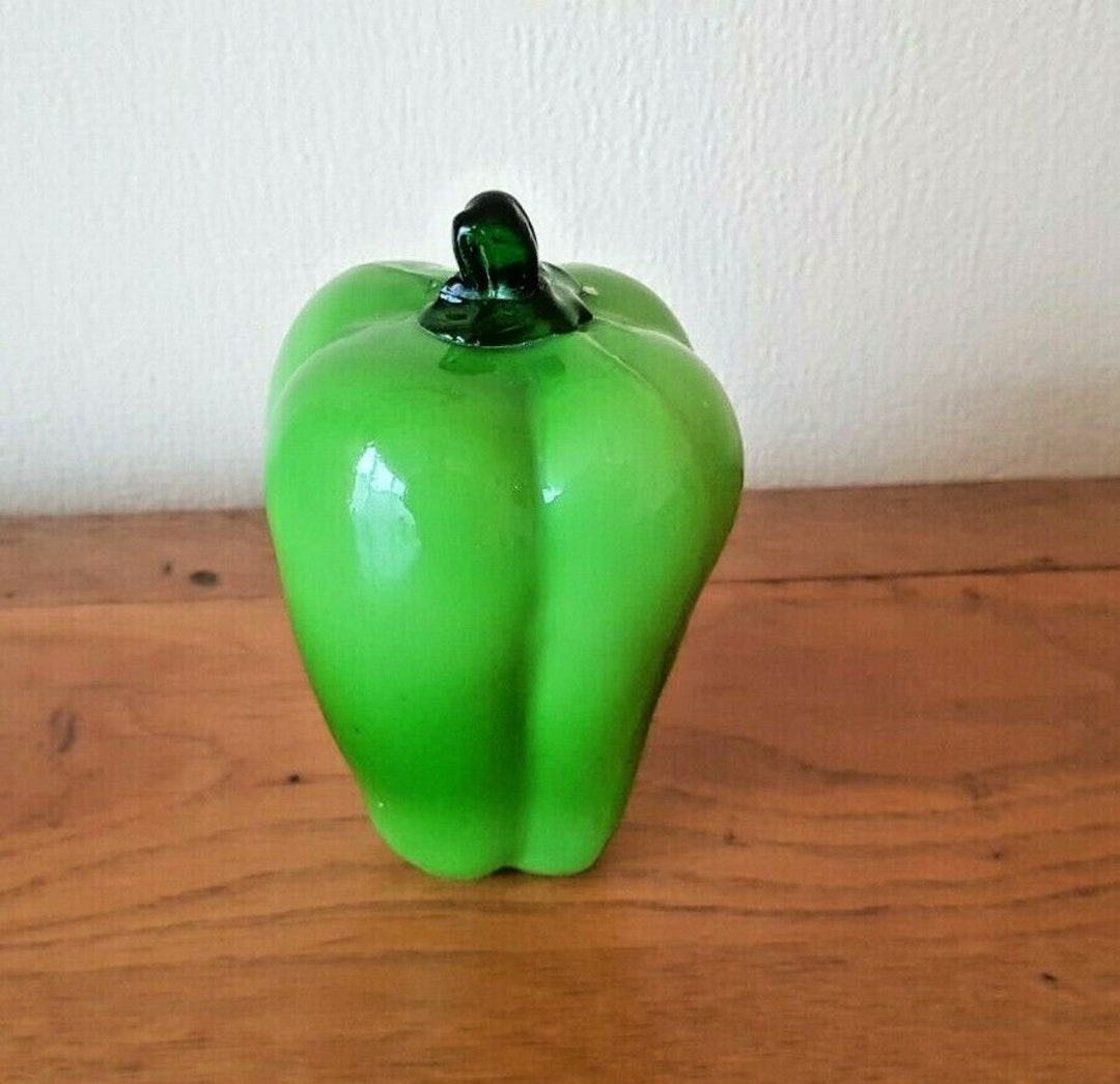 Delightful Vintage Murano Glass Vegatable in the Shape of A Green ...